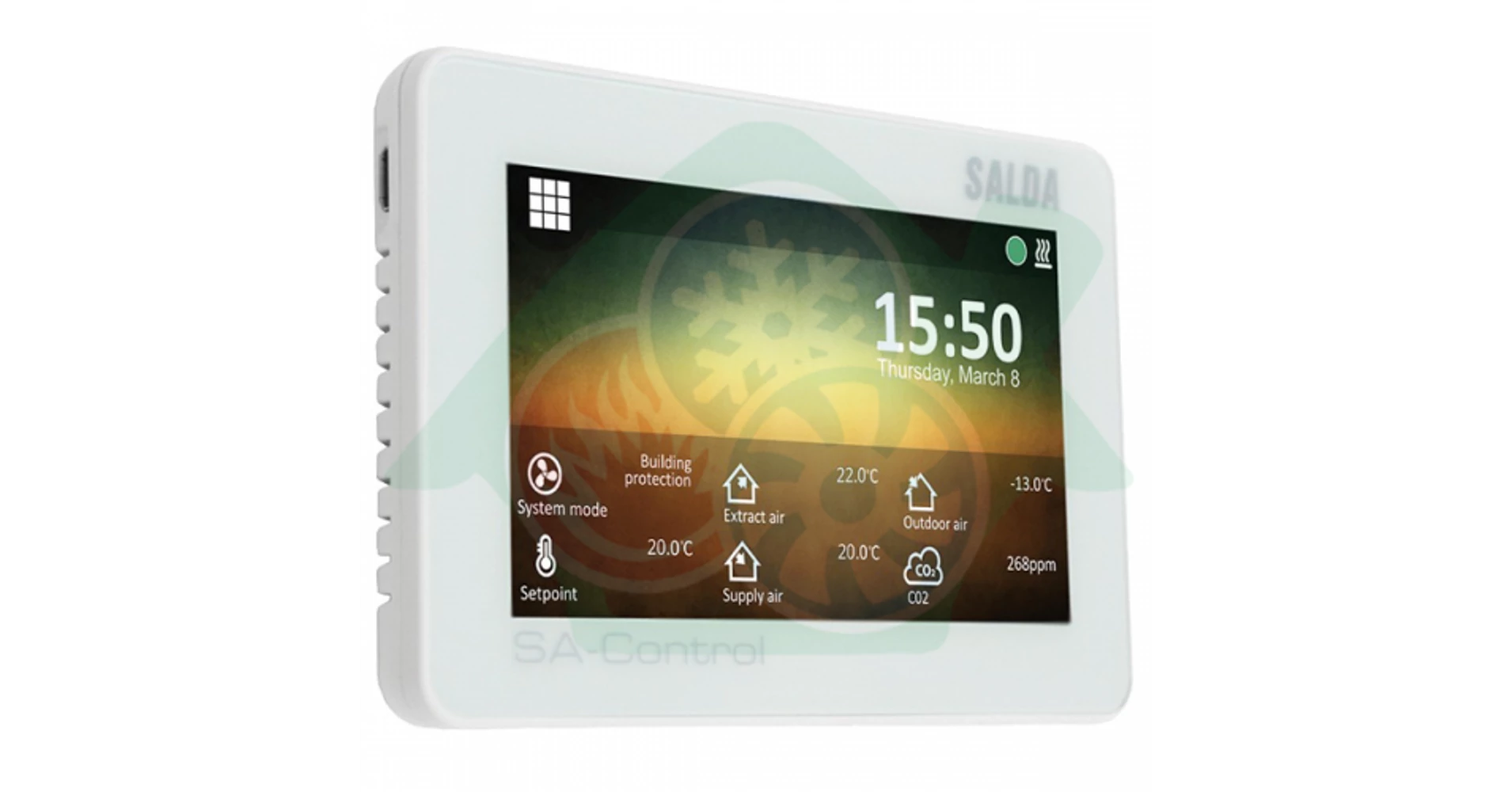 Salda SA Control vezérlő egység - Salda - Légtechnika Bolt - Air Store Kft.